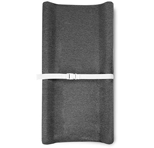 Changing Pad Cover – Baby Changing Pad Covers 4 Pack – Boy or Girl Changing Pad Cover – Pure Cotton Machine Washable Solid Grey and White Changing Table Cover – Diaper Changing Sheets