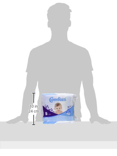 Comfees Premium Baby Diapers with Total Fit System for Boys & Girls, Size 5, 27Count, CMF-5