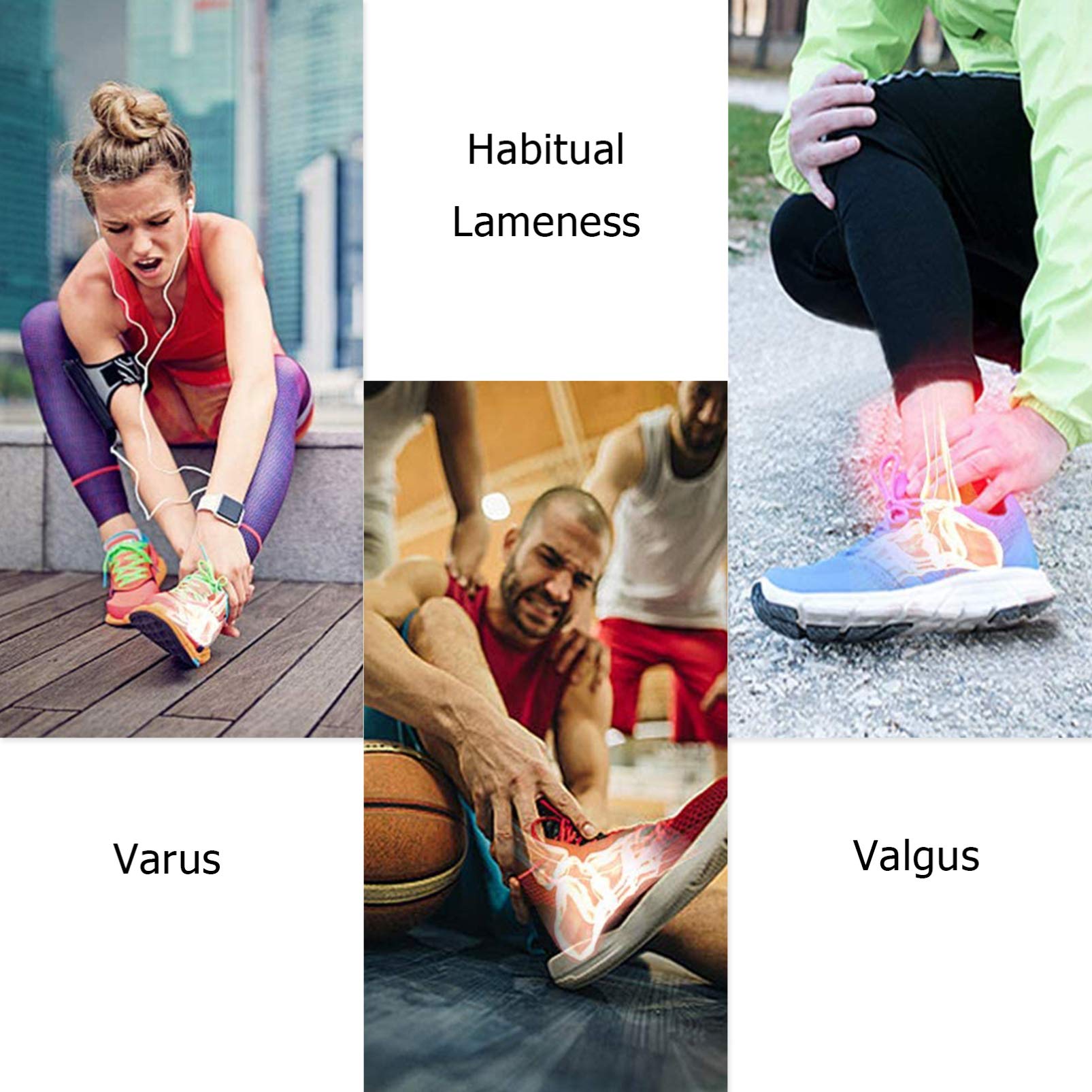 2pcs Anti Sprain Ankle Brace Thin Ankle Pads Ankle Wrap Sports Ankle Pads Ankle Support Brace Kickstand Soccer Ankle Guards Guard Brace Fitness Support Package Pressurize