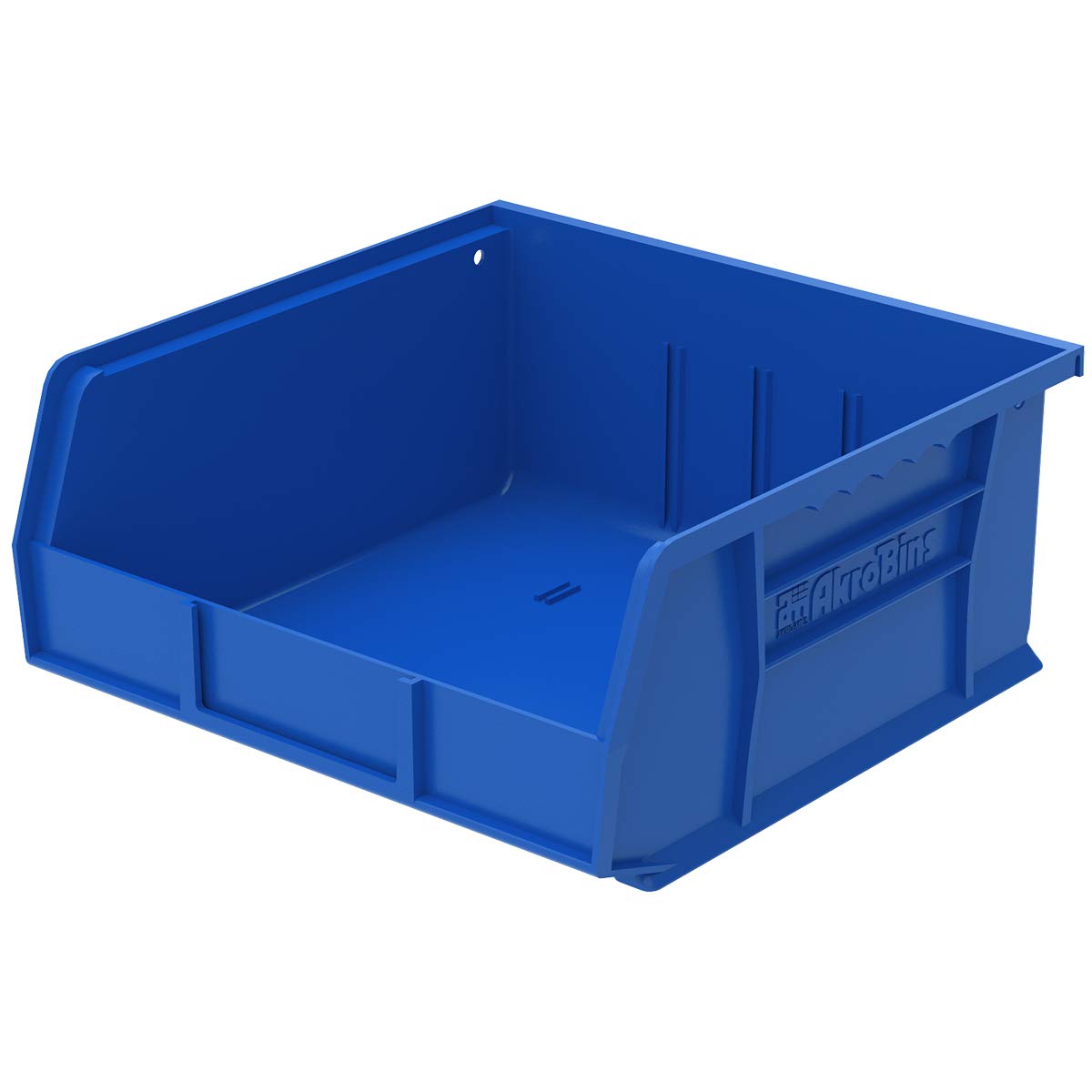 Akro-Mils Plastic Hanging Stackable Storage Bins Bundle - Blue (12-Pack + 6-Pack)