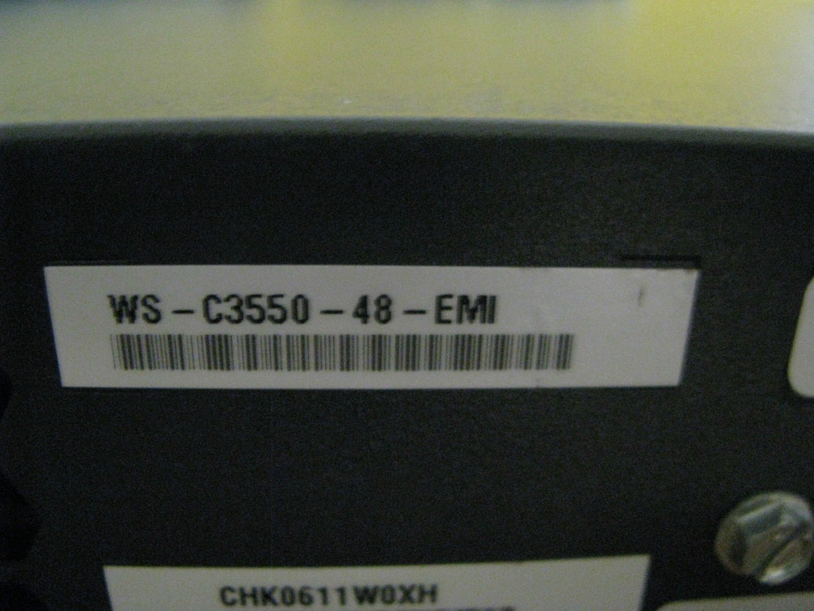 Cisco WS-C3550-48-EMI Catalyst 3550-48 EMI 48 Port 10/100 Switch