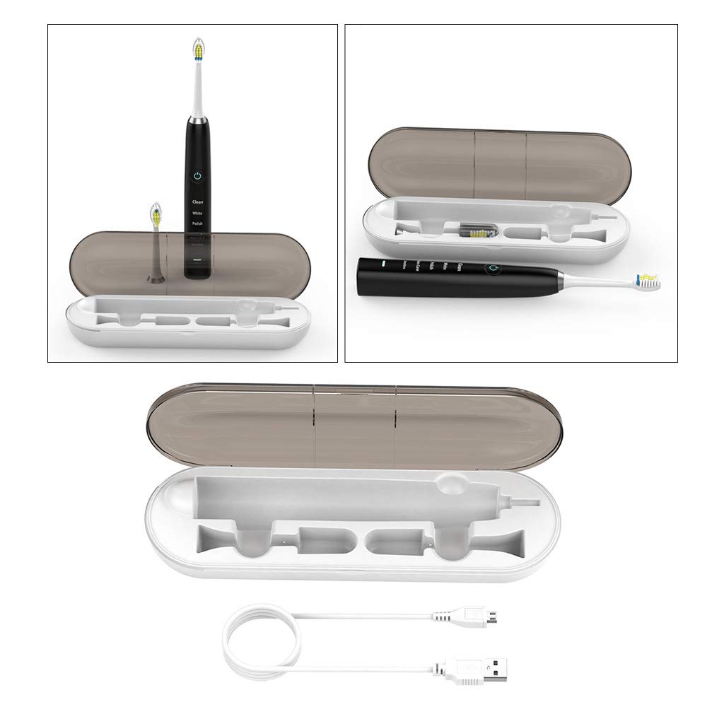 freneci Electric Toothbrush Charger Replacement Case for Philips Sonicare DiamondClean HX9382 HX9372 HX9362 HX9360 - White 1m Cable
