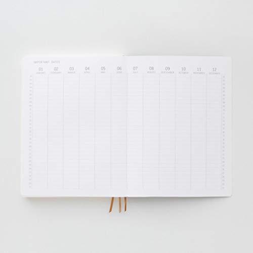 2019 DesignWorks Ink JF10-1006 Ink Standard Issue No. 4 Project Planner Notebook No. 4: 7.5" x 10", Black