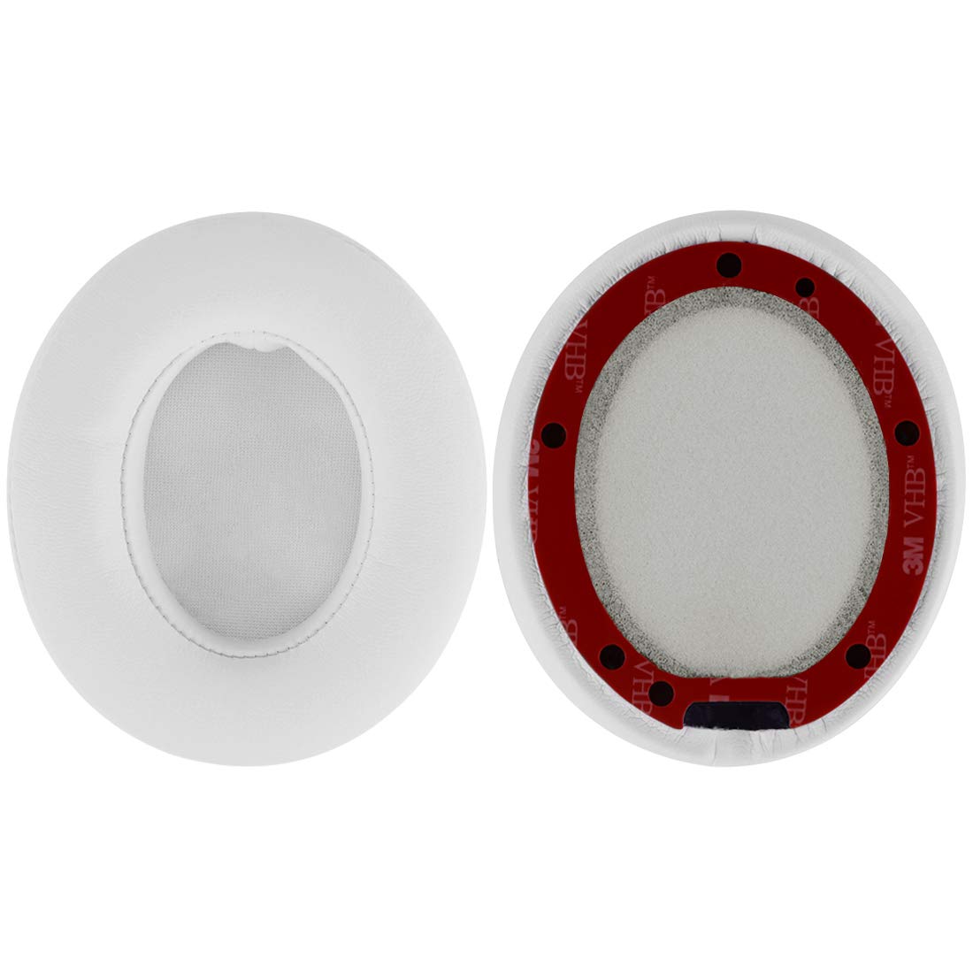 Geekria PRO Extra Thick Replacement Ear Pads for Beats Studio 3, Studio 3.0 Wireless (A1914) Headphones Ear Cushions, Headset Earpads, Ear Cups Cover Repair Parts (White)