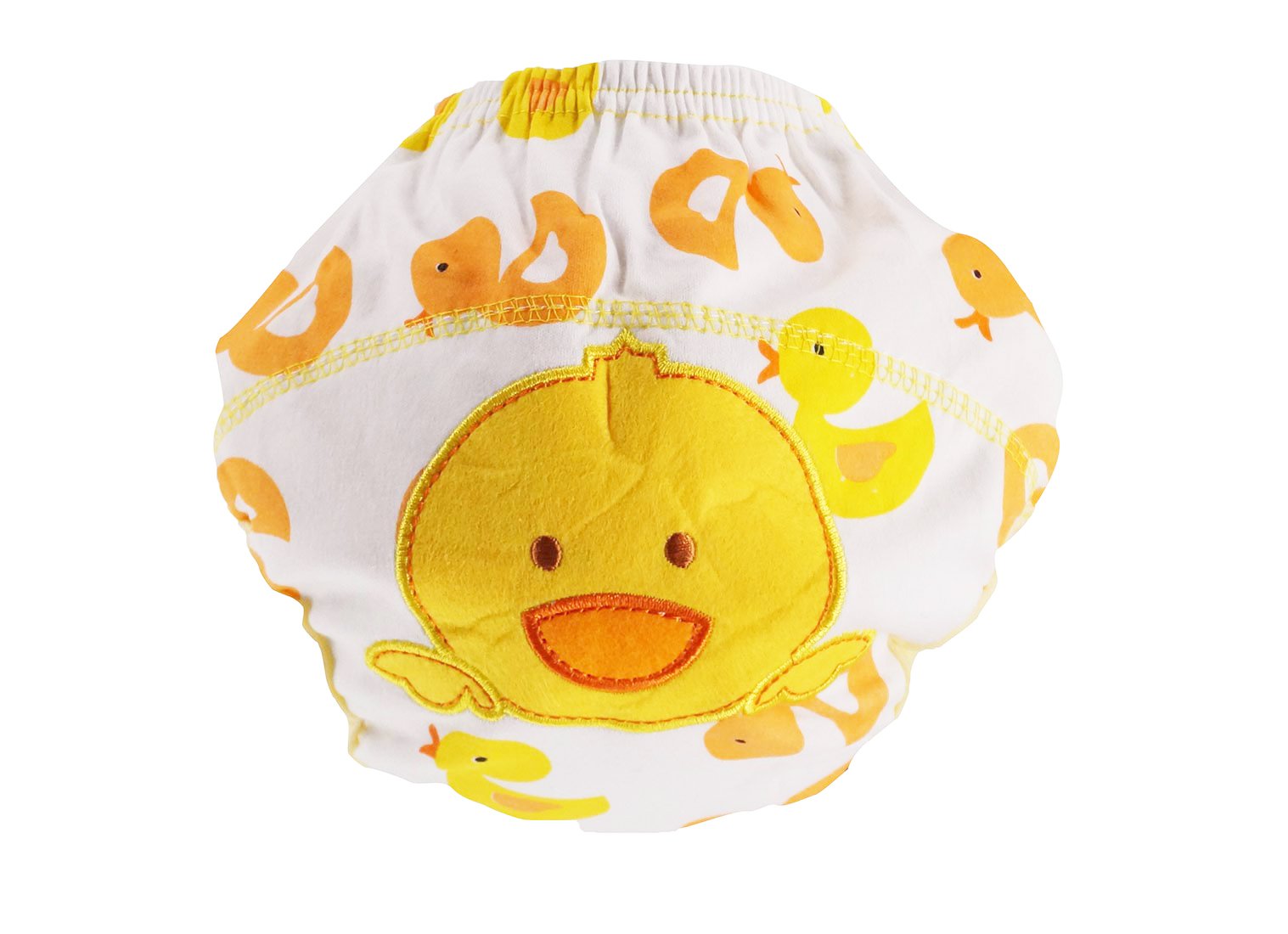 AUBIG Baby Boys Bloomers 4Pcs Toddler Girls Toilet Pee Potty Training Pants Cotton Underwear Ruffle Underpants Breathable Panties