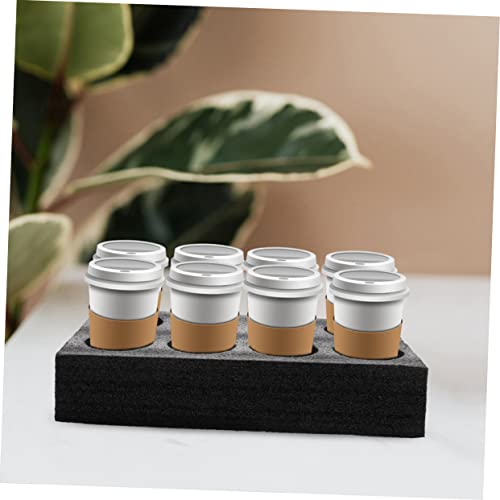2pcs Milk Tea Drink Cup Holder Beverage Cup Carriers Soda Cup Holder Foam Take Out Drink Carrier Outdoor Cup Holder Tool Tray Convenient Cup Holder Drinks Pearl Cotton re-usable