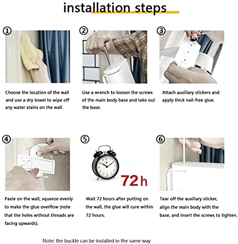 ABHILWY Retractable Clothesline Clothes Line Retracting Outdoor/Indoor, Heavy Duty Adjustable Drying Rope Wire Dryer Widened Belt, Self Adhesive Wall Mount Case with 29 Windproof Hanging Holes White