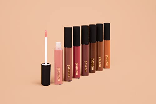 Mented Cosmetics Lip Gloss for Women Tinted Lip Balm Stain, Long Lasting Buildable Moisturizing Lipgloss Lipstick Topper, Made in USA, Cruelty Free Vegan Makeup, Coralition