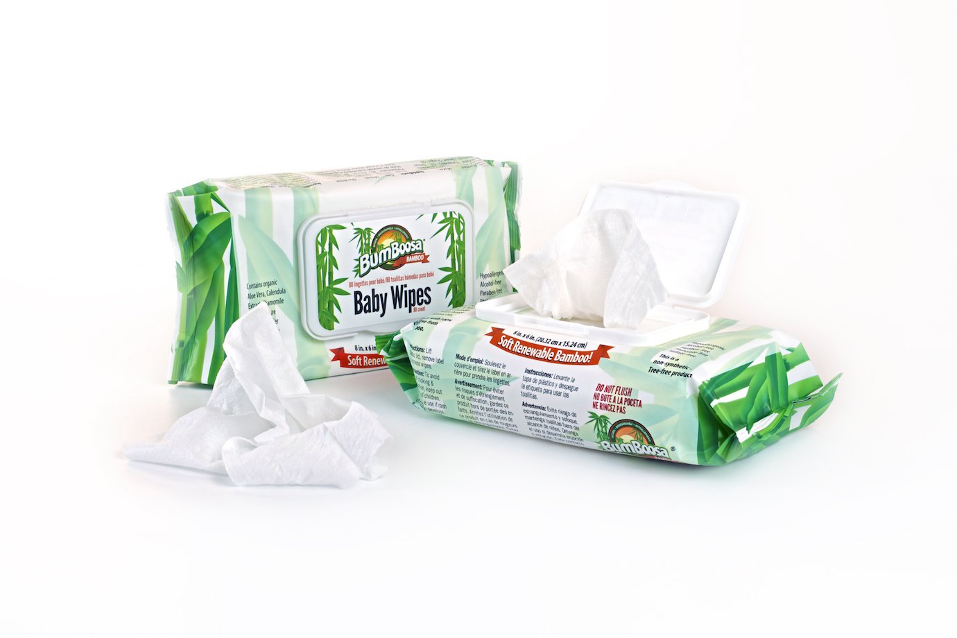 Bum Boosa Bamboo Products Baby Wipes - 12 Packs/960 Count - Thicker, Stronger, Absorbent, Easy Dispensing, Hypoallergenic, Natural Scent, Eco-Friendly