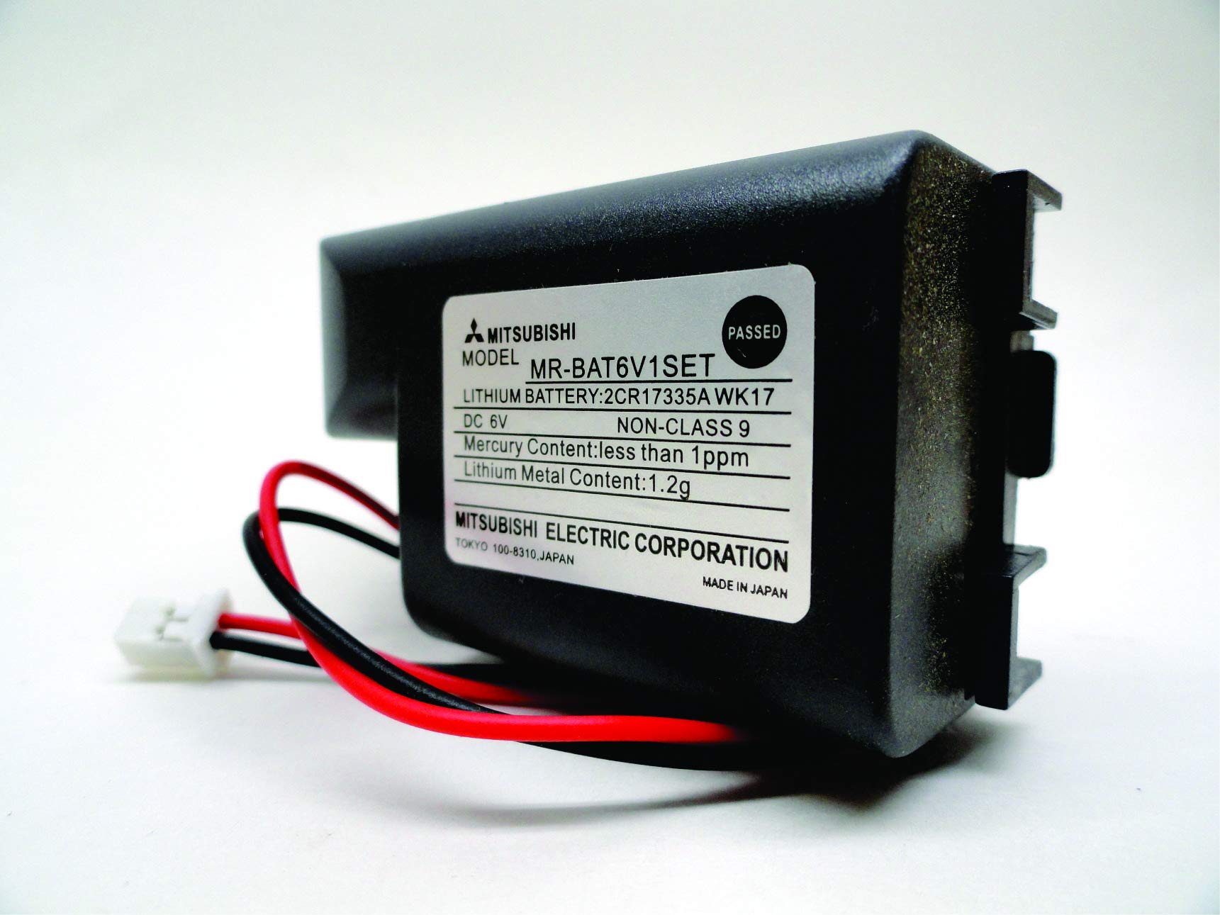 Mitsubish i MR-BAT6V1SET - MR-J4-2CR17335A WK17 Battery 6V PLC