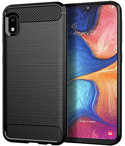 Galaxy A10E Case, Samsung A10E Case, Asmart Shock Absorption Galaxy A10E Phone Case Slim TPU Bumper Cover Soft Flexible Galaxy A10E Skin Lightweight Protective Case for Samsung Galaxy A10E, Black