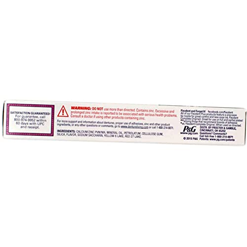 Fixodent Plus Denture Adhesive Cream Scope Flavor - 2 oz, Pack of 3