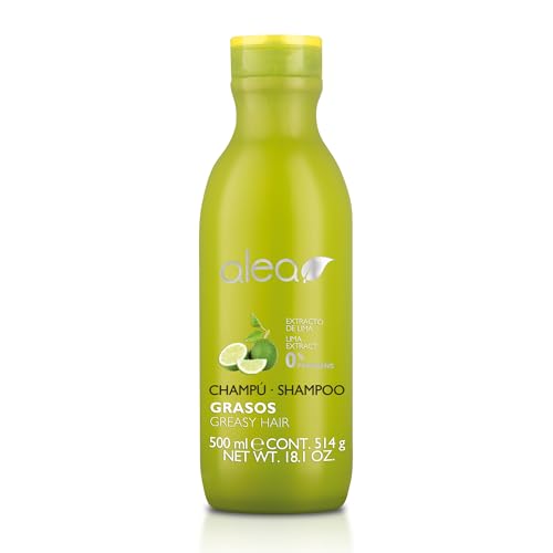 ALEA - Anti-Grease Shampoo - Greasy Hair Shampoo - 500 ml - with Lime Extract - Controls Excess Grease in Hair - Healthy Scalp - Soft Hair - Paraben-Free