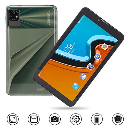 32GB Tablet, 7 inch dualband Tablet with Elegant Appearance 5GWIFI for Reading