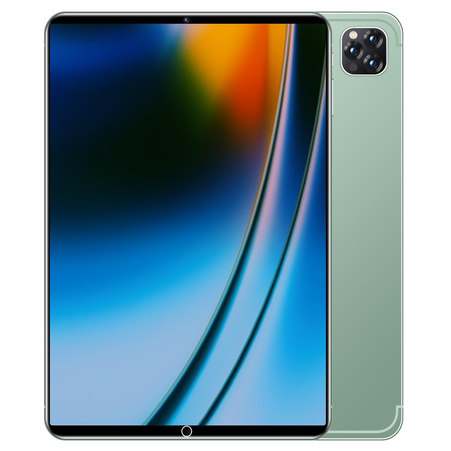 2023 Global Version 11.6 Inch Tablet Android 16GB RAM 1TB ROM Android 11.0 MTK6797 WiFi 8800mAh 10 Core Network Full Screen Green 2 / 8GB 256GB / UK-Plug