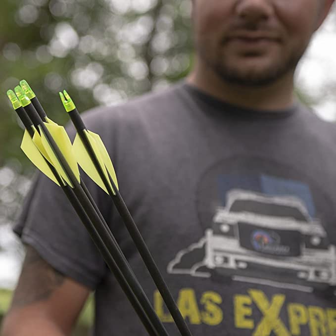 2" Driver Hybrid Vanes, White Vanes, Pack of 36, Vanes for Archery Bowhunting and Recreational Shooting