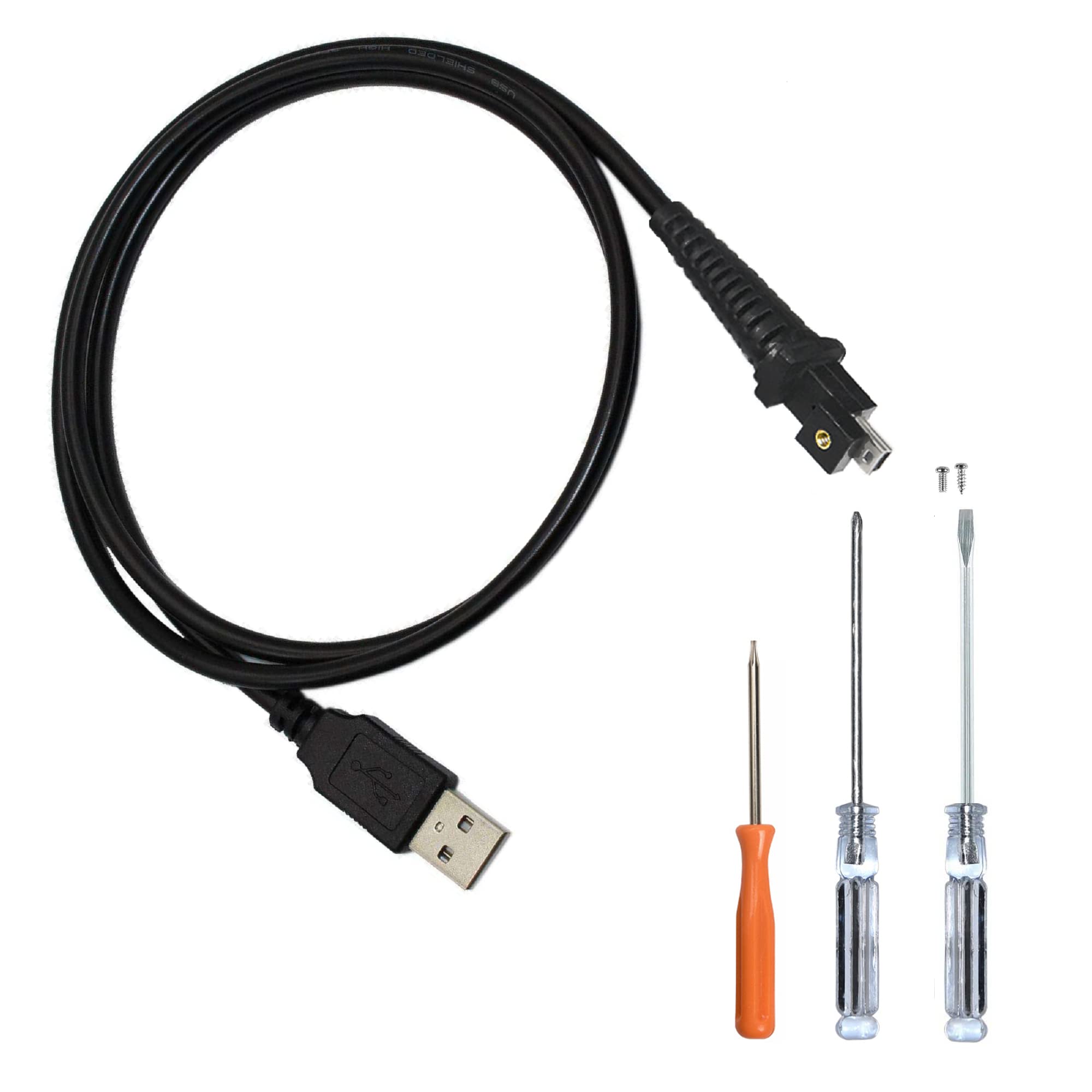 Compatible Nuance® Dragon PowerMic III Microphone 3' Straight Cable - Easy Install