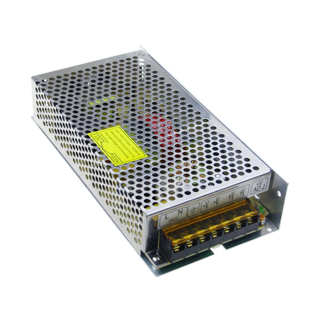 ALITOVE 5V 20A 100W AC to DC Power Supply Transformer Adapter Converter LED Driver for WS2812B WS2811 WS2813 WS2801 APA102 LED Strip Pixel Light CCTV Camera Security System, AC 110V/220V Input