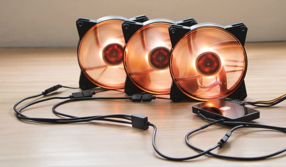 Cooler Master R4-ACCY-RGBS-R2 1-to-3 RGB Splitter Cable for LED Strips, RGB Fans, 5pcs 4-Pin Header Computer Cases, CPU Coolers and Radiators RGB Fans