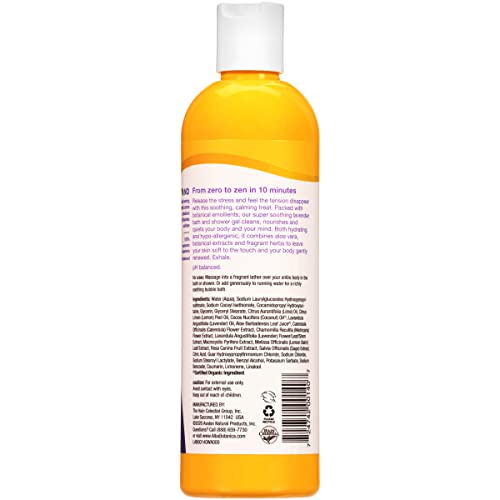 Alba Botanica Very Emollient Body Wash, French Lavender, 12 Oz