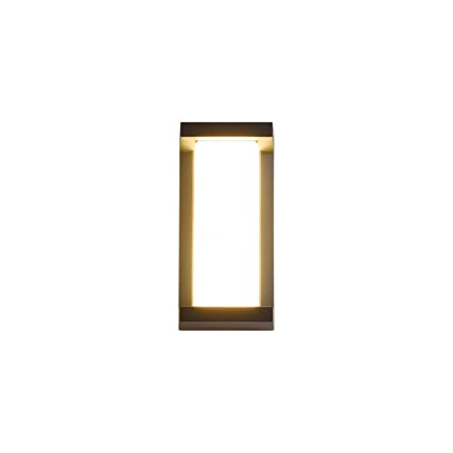 FITORON Outdoor &Indoor Wall Sconce IP65 Waterproof LED Wall Lighting Fixture Black Exterior Waterproof Porch Aluminum Wall Mounted Sconces