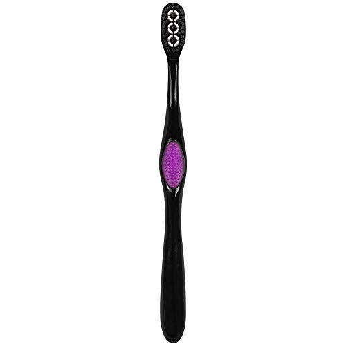 RM Oral Charcoal Whitening Soft Brushes 4ct with 80 Count Charcoal Floss Picks