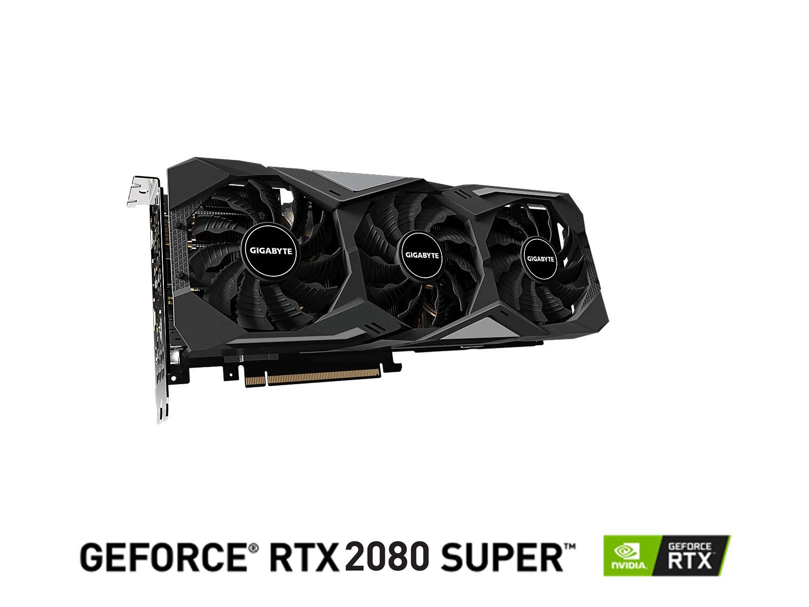 GIGABYTE GeForce RTX 2080 Super Windforce OC 8G Graphics Card, 3X Windforce Fans, 8GB 256-Bit GDDR6, Gv-N208SWF3OC-8GD Video Card