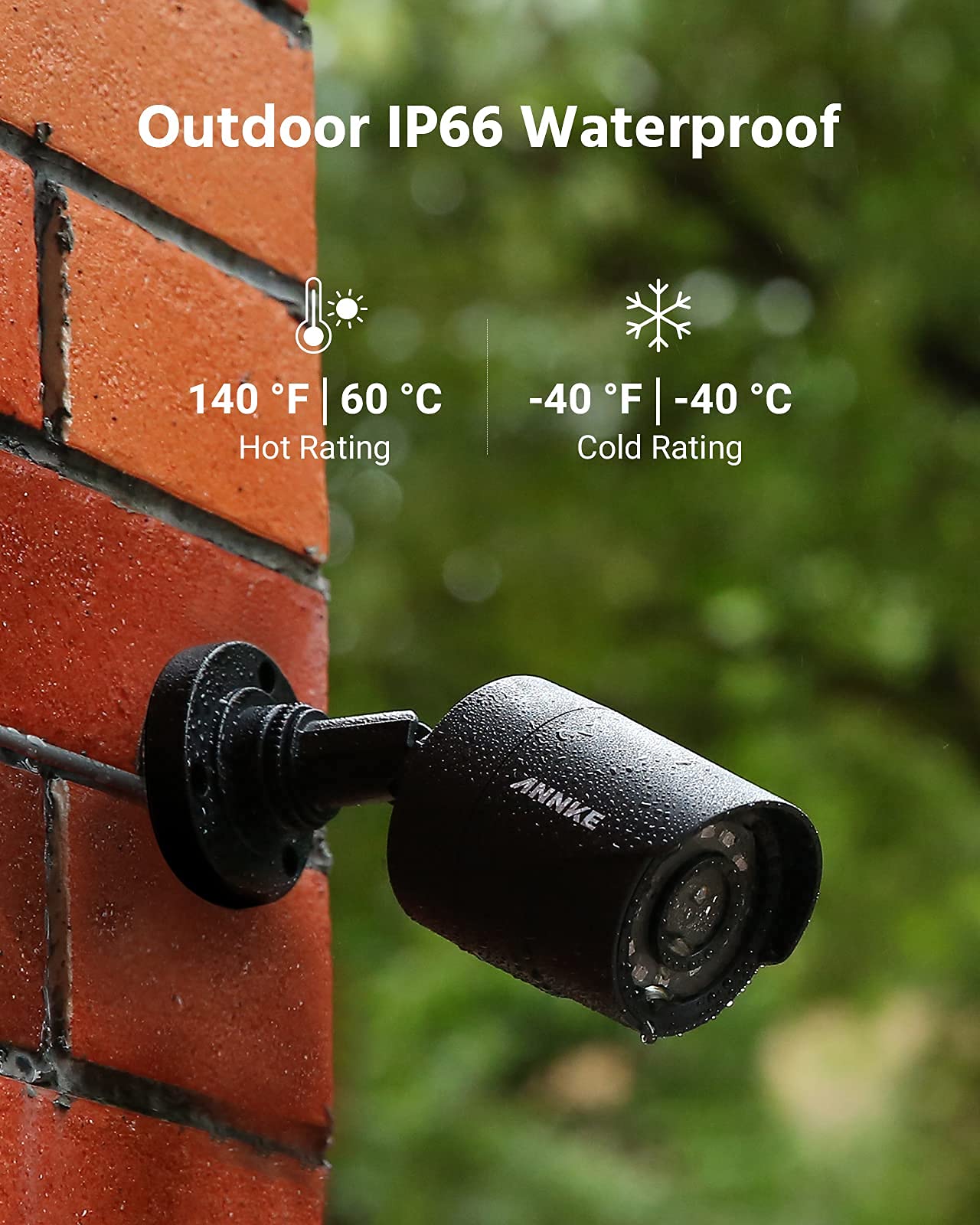 ANNKE 8CH Wired Security Camera System Outdoor, H.265+ Surveillance DVR Recorder with 8 x 1080p Home CCTV Cameras, Up to 100 ft Night Vision, Motion Detection, Easy Remote Access, 1TB Hard Drive