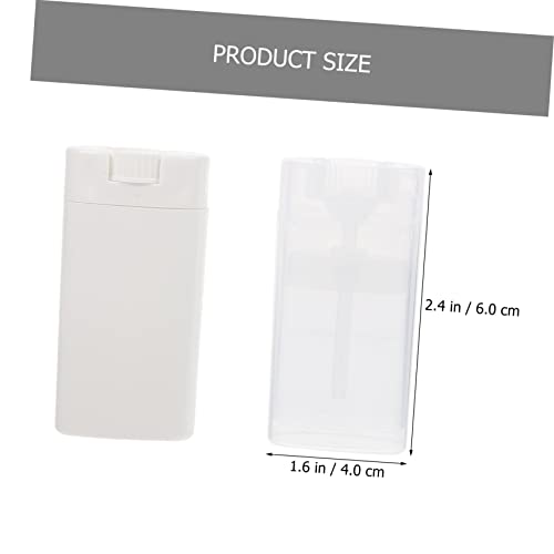 24 pcs Empty Bulk Deodorant for Container Containers Lotion Lip Etc Cosmetic Sub Oval Homemade Bottles Oil Bottle Cream Refillable