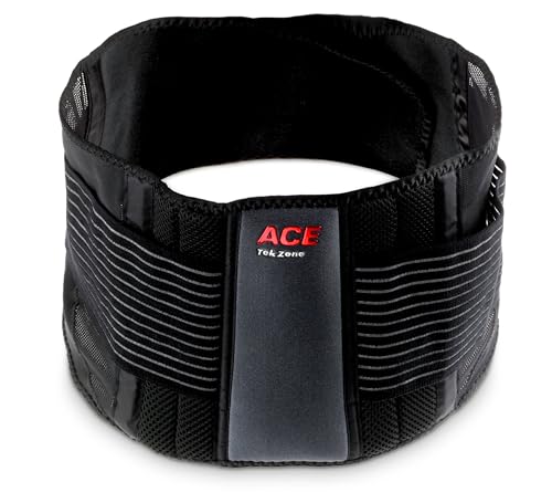 ACE Back Brace, Doctor Developed, Adjustable, Black