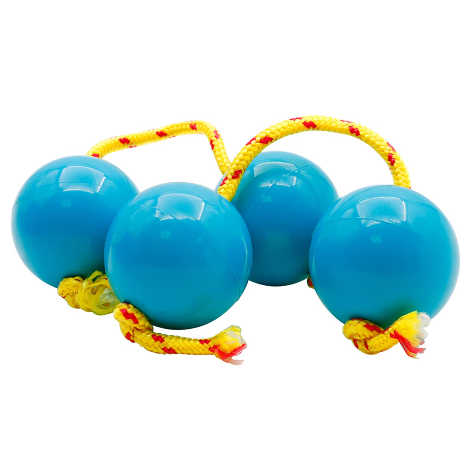 2 Pcs Aslatuas Rhythm Balls, Shakers Kashaka Instruments, Abs Kashaka Musical Egg Shakers, African Rattles, Double Gourd Percussion, Asalato Fingertip Drum Balls(Blue )