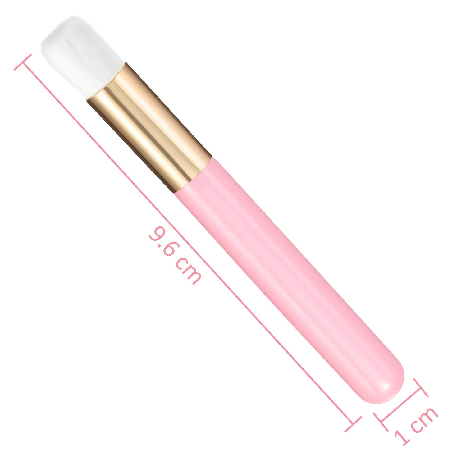 20 Pieces Lash Shampoo Brushes, Peel Off Blackhead Brush Remover Tool, Nose Pore Deep Cleaning Brush, Facial Cleansing Brushes, Eyelash Extensions Blackhead Brush Washing Brush Lash Cleanser (Pink)