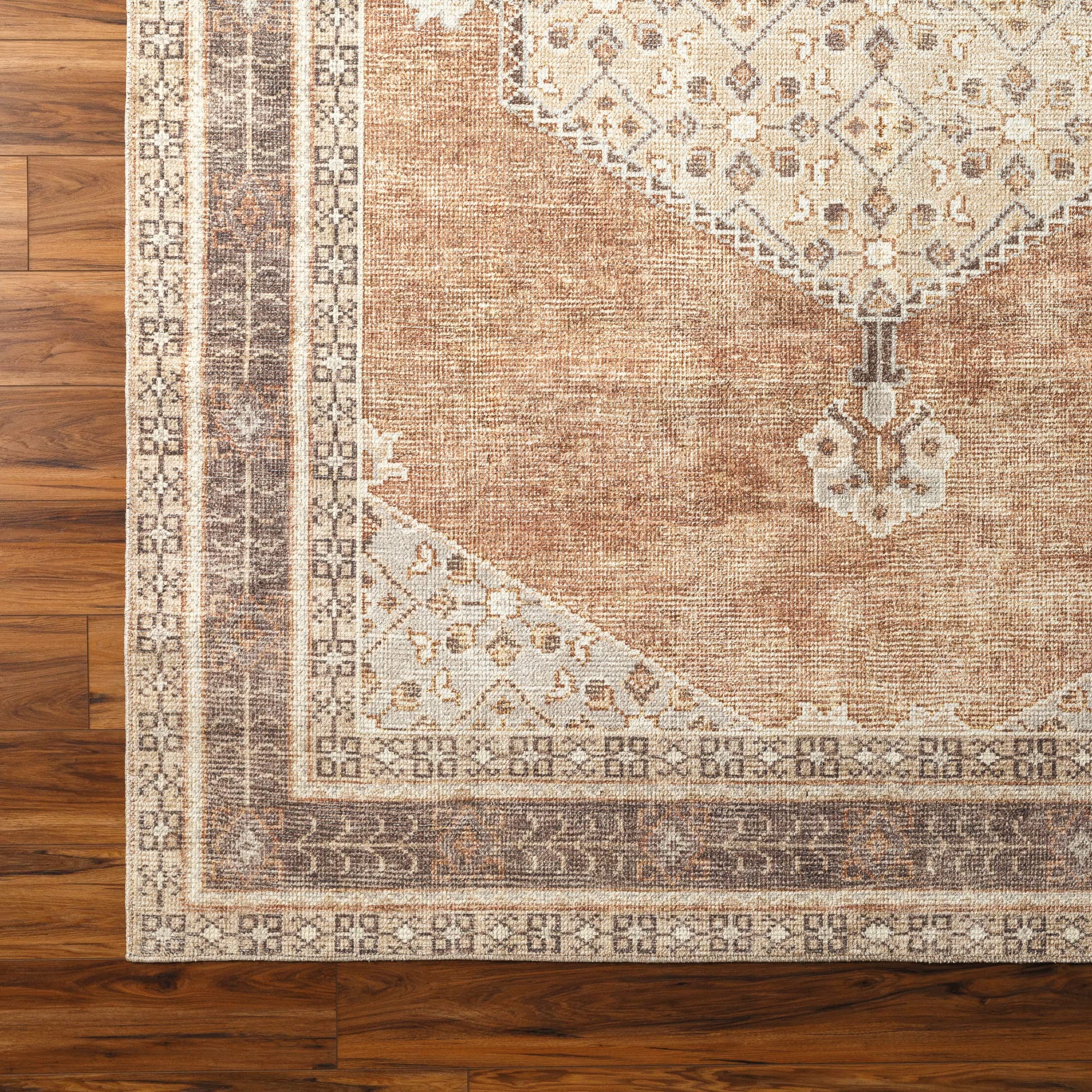 Livabliss x Becki Owens Lila Medallion Runner Area Rug, 2'7" x 7'3", Tan