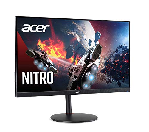 Acer Nitro XV272U Vbmiiprx 27" Zero-Frame WQHD 2560 x 1440 Gaming Monitor | AMD FreeSync Premium Agile-Splendor IPS Overclock to 170Hz Up 0.5ms 95% DCI-P3 1 Display Port & 2 HDMI 2.0