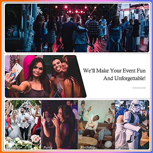 360 Photo Booth Machine with Software for Parties with Ring Light,Flight Case, Logo Custom,2-3 People Stand on APP Remote Control Automatic Slow Motion 360 Spin Camera Video Booth