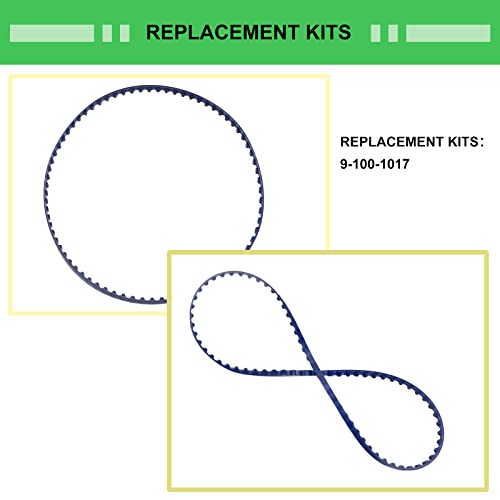 9-100-1017 Belt by PMIIO Replacement Kit Small and Large Belt for Polaris 360 380 Polaris Pool Cleaner Parts Replacement Belt Kit