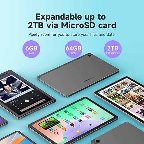 ALLDOCUBE Android 12 Tablet 10.4 inch iPlay 50 Android Tablet, 6GB RAM+64GB ROM, 4G LTE & 2.4/5G WiFi, 5MP+8MP Dual Camera, Octa-Core Chip, FHD 2000x1200 Resolution, 6000mAh, BT5.0, GPS