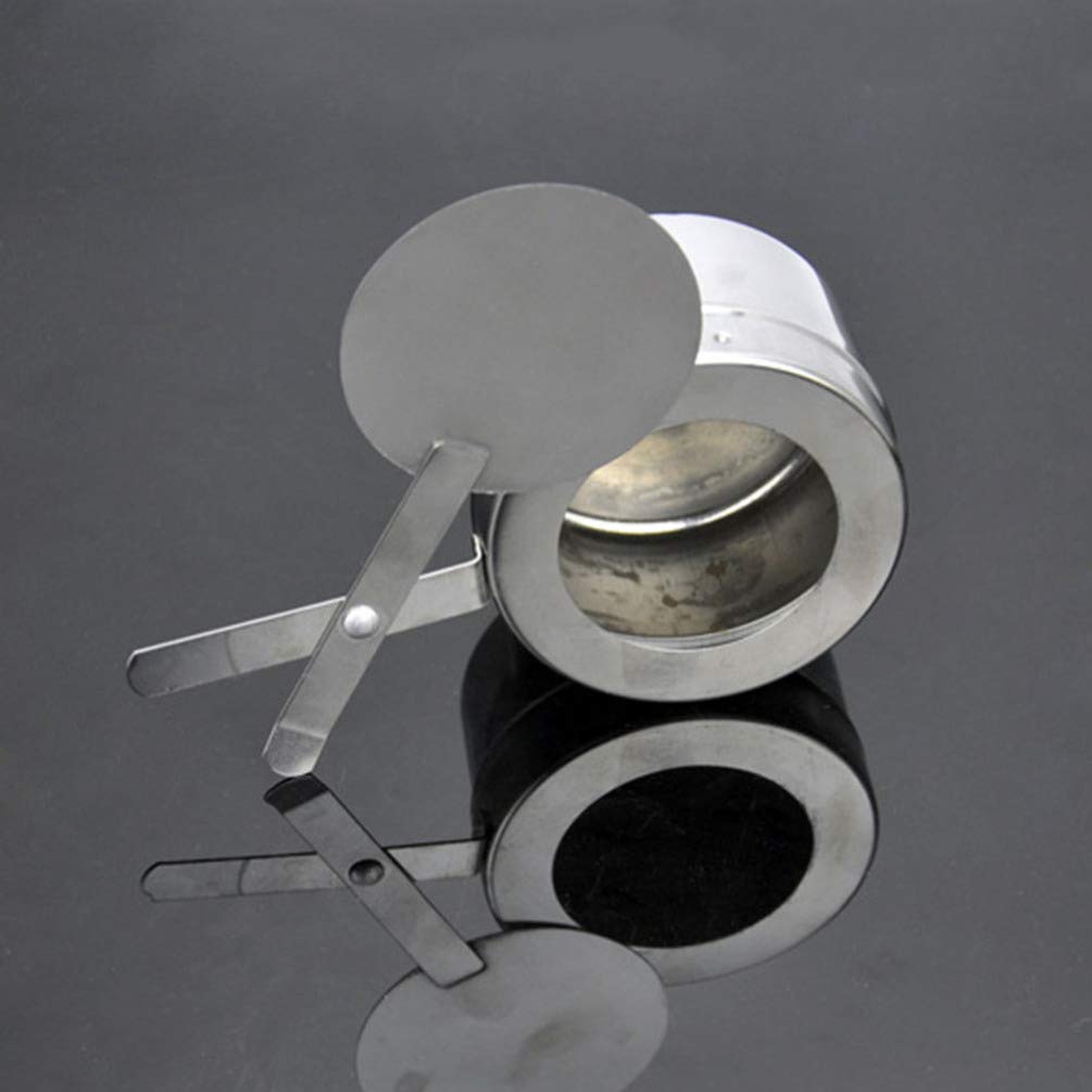 2pcs Steel Buffet Fuel Serving Dishes Chafing Dish Burner Holder Chafing Dishes& Food Warmers Fuel Holder Stainless Warming Trays for Buffets Party Tiny Fuel Holder Cans Small