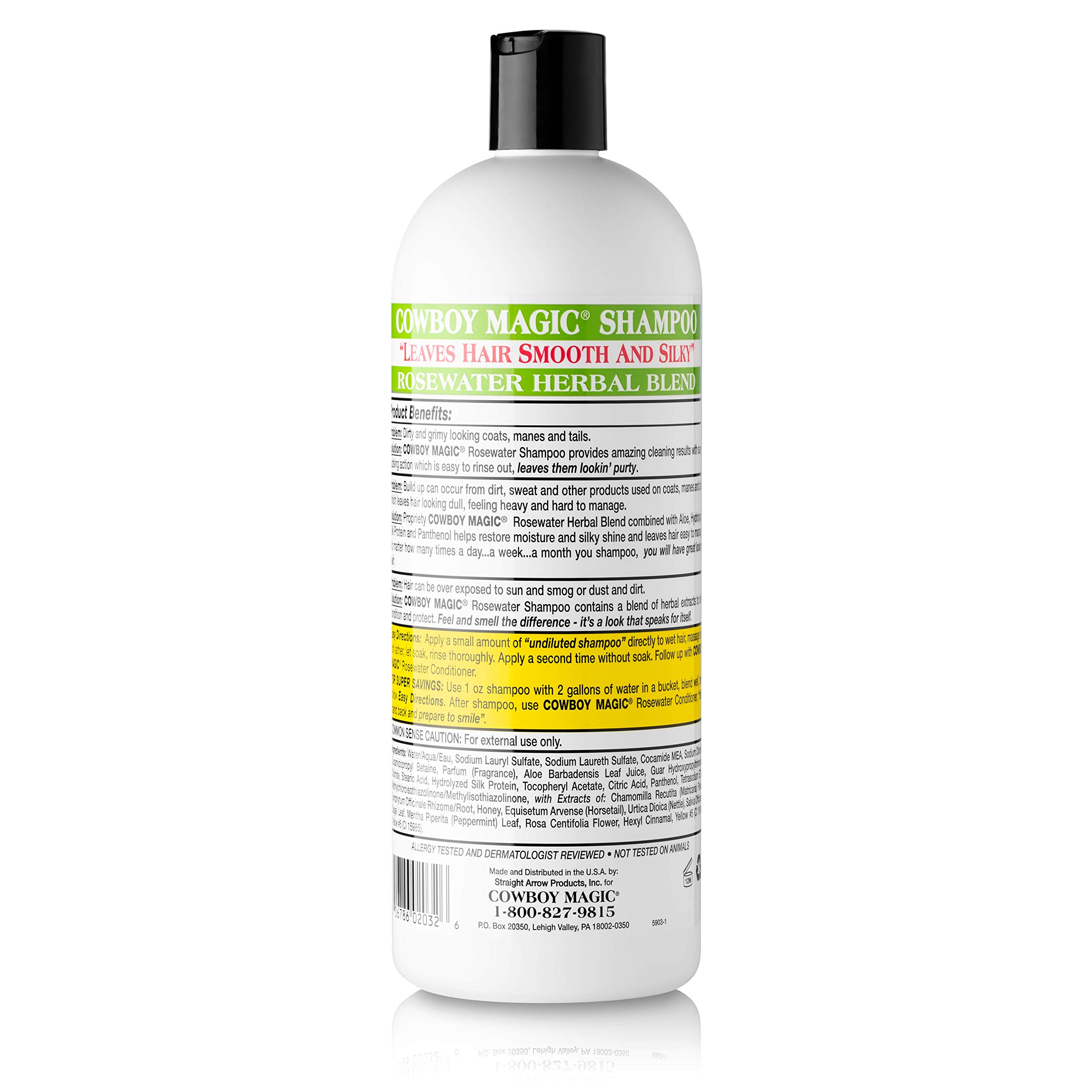 Cowboy Magic Rose Water Shampoo 32 Ounce