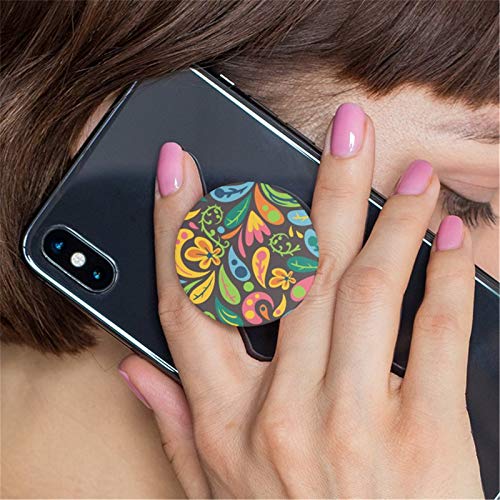 Foldable Cell Phones Stand and Tablets Holder - (3 Pack) Heart Black White Marble