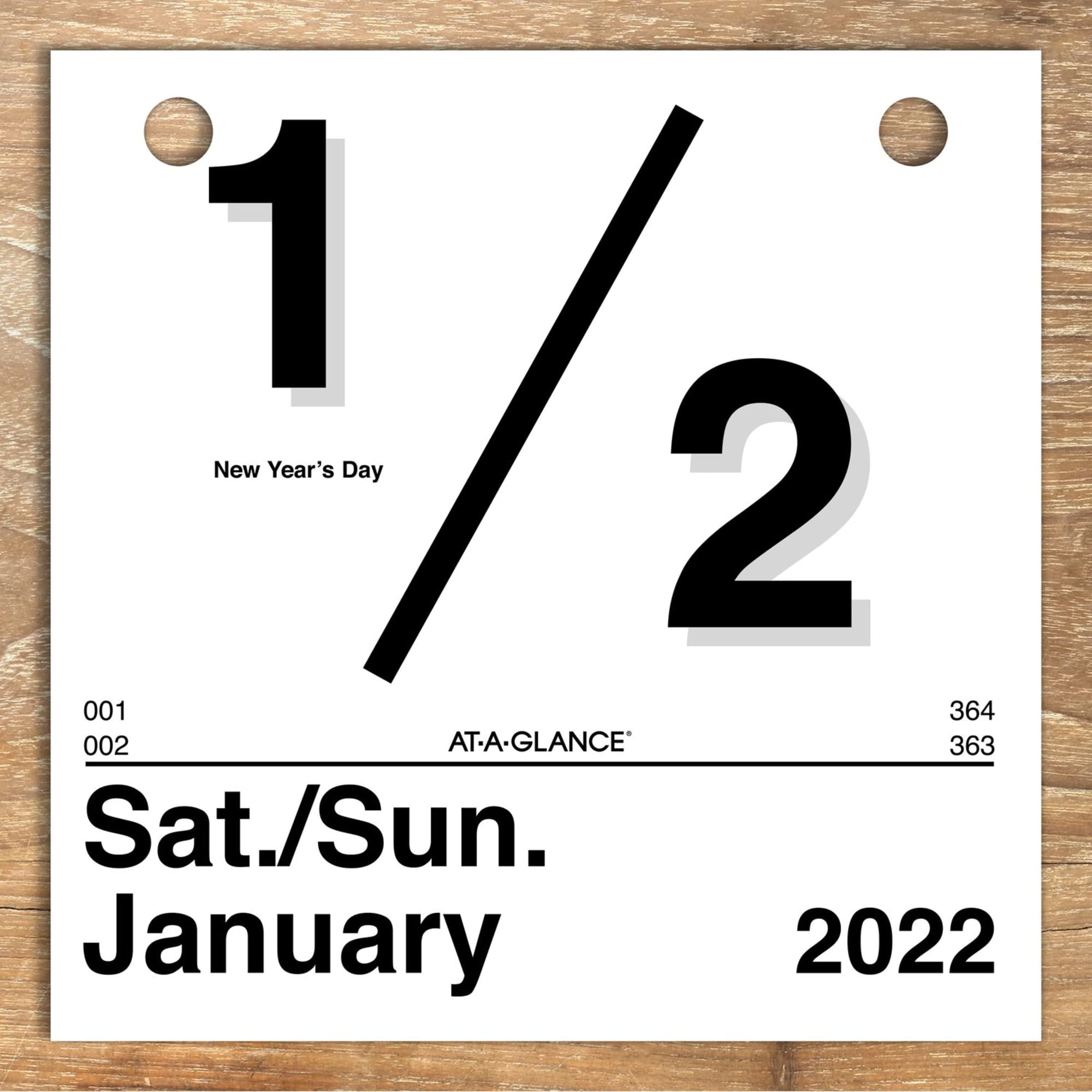 2022 “Today is” Daily Wall Calendar Refill by AT-A-GLANCE, 6" x 6", Small (K150)