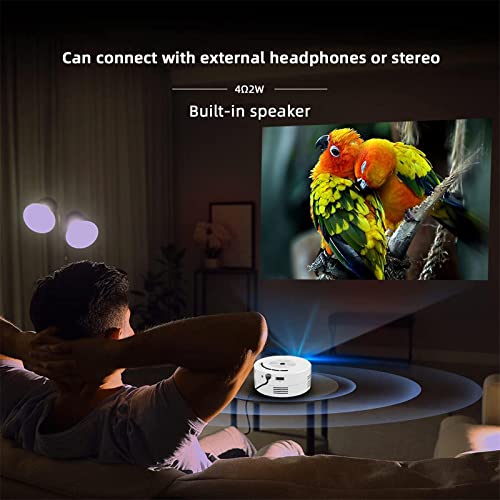 2023 Upgraded Version HD Movie Projector with WiFi & Bluetooth, 5G 9500 Lumens Multimedia Home Video Projector, Compatible with Phone/TV Stick/USB Full Wired Same Screen Phone