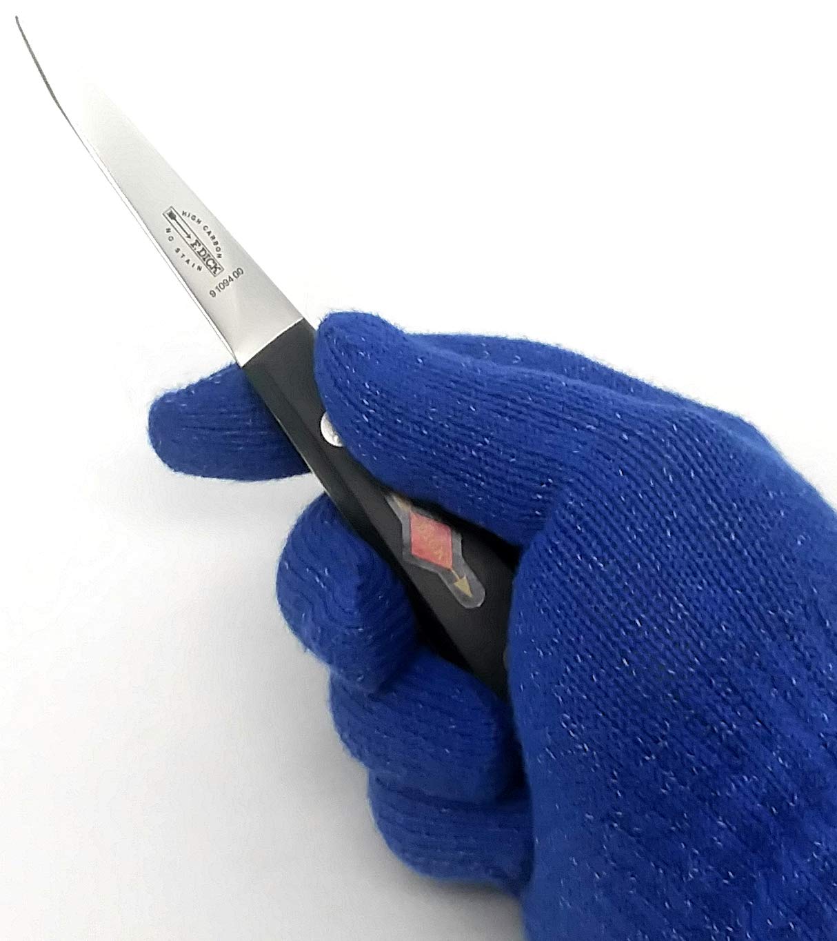 F. Dick 3" Blade Oyster/Clam Knife - Full Tang Blade With Riveted Durable Handle - Beveled Edge - German Made Of German High-Carbon Stainless Steel