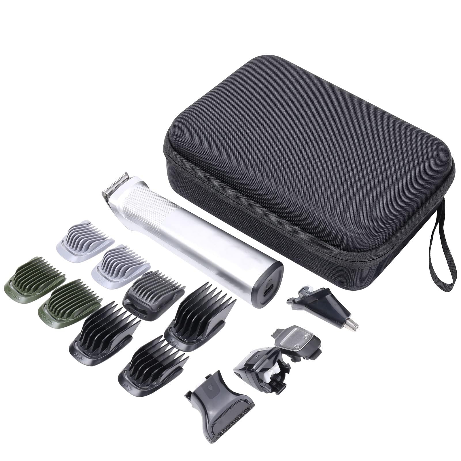 co2CREA Hard Case replacement for Multigroom Trimmer Series 3000/5000 / 7000 Mens Grooming Kit MG3750 MG5750/49 MG7750/49