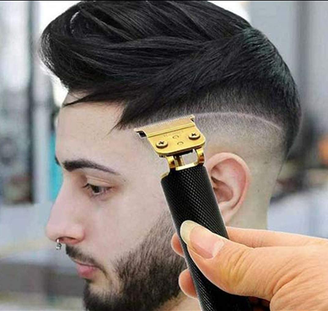 2021 New Rechargeable T-blade Men’s Hair Clipper T-blade Trimmer for Hair Outlining, Designing and Dry Shaving