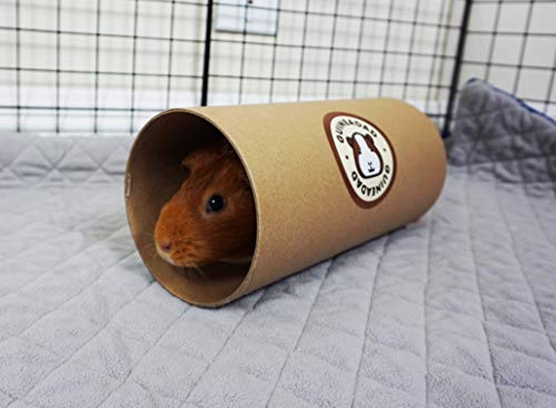 GuineaDad Liner | Guinea Pig Fleece Cage Liners | Guinea Pig Bedding | Extra Absorbent Bamboo | Waterproof Bottom (C&C 2x1, Grey)