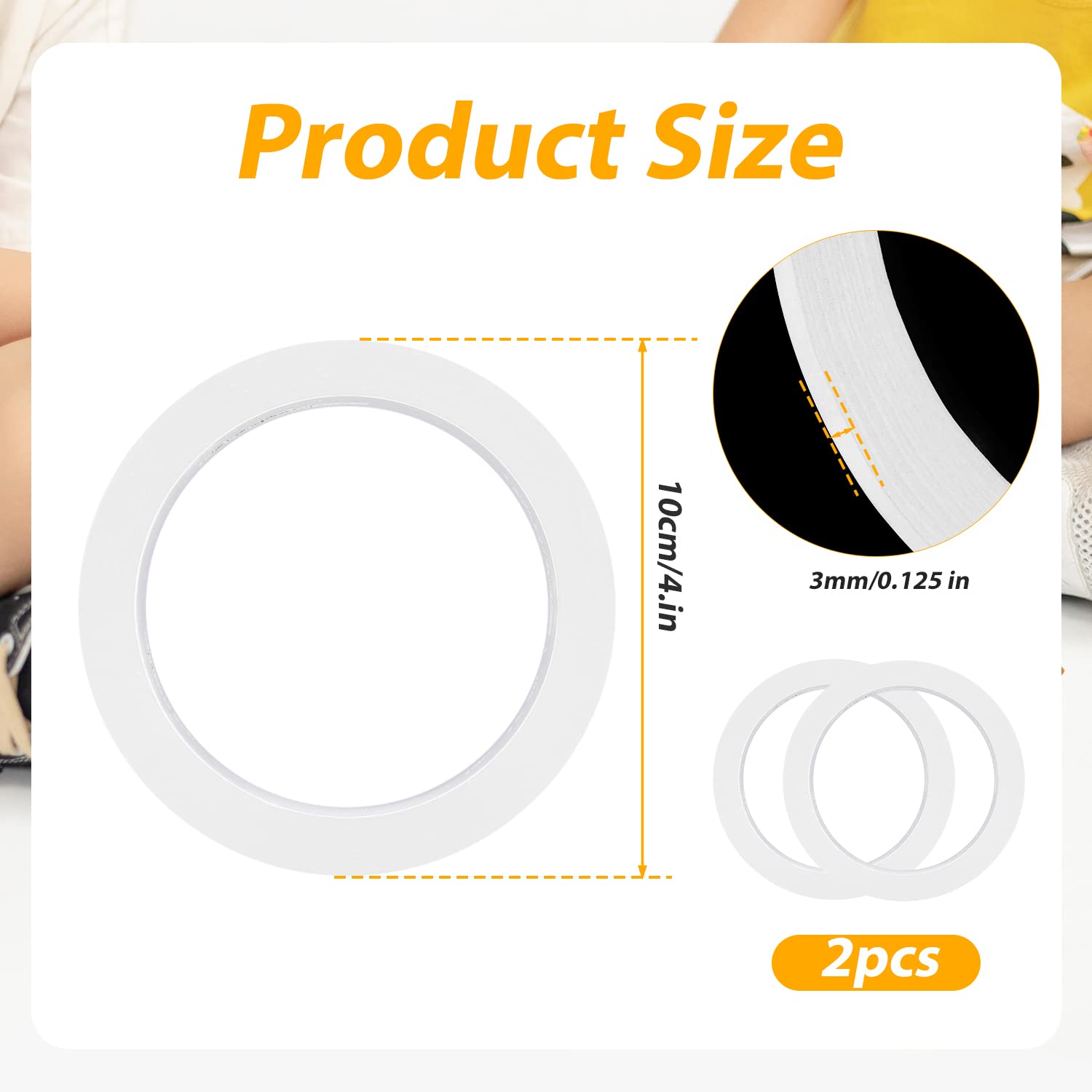 2 Rolls Violin Tape Fingerboard, Violin Fingering Note Sticker, 216 ft/66m Cello Tape Instrument Fingering Tape Violin Tape for Beginners Fretboard Orchestral Instruments (White)