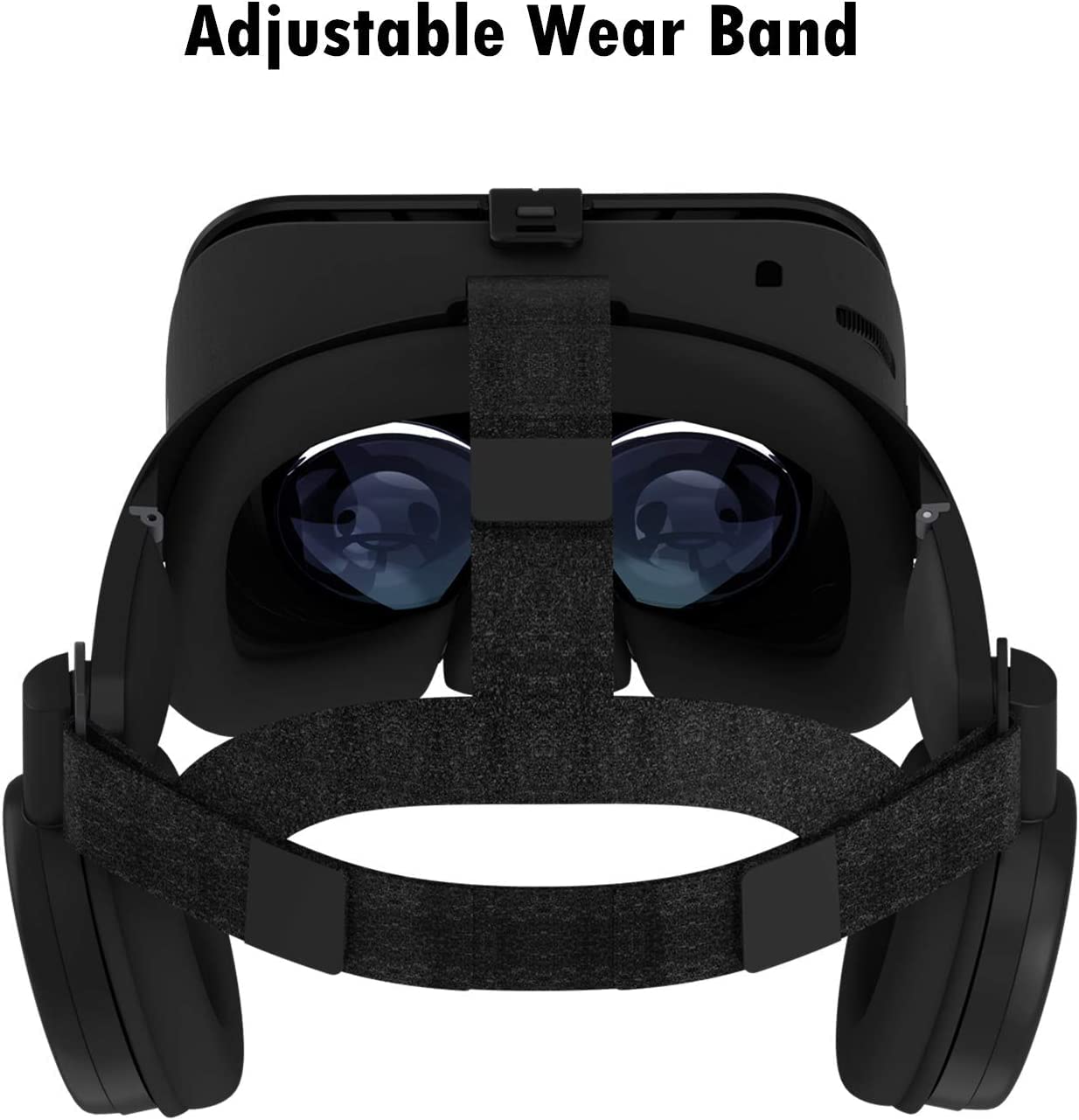 3D Virtual Reality Headset, 3D VR Goggle w/Remote for IMAX Movie Video Game, VR Set w/Bluetooth Headphone[Newest] Fits for iPhone 14 13 12 11 Pro XS XR X Samsung Galaxy S20 S10 S9 S8 S7 Edge, White