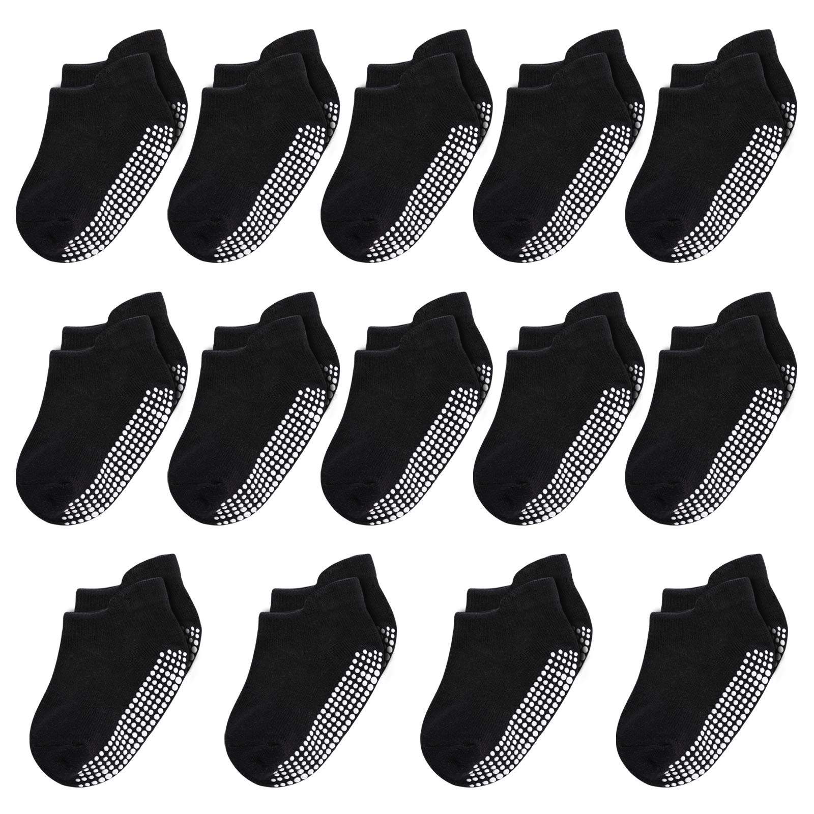 IMIVIO Toddler Boy Girl Socks Anti Slip Baby Socks with Grips for Kids 3T-4T 4T-5T