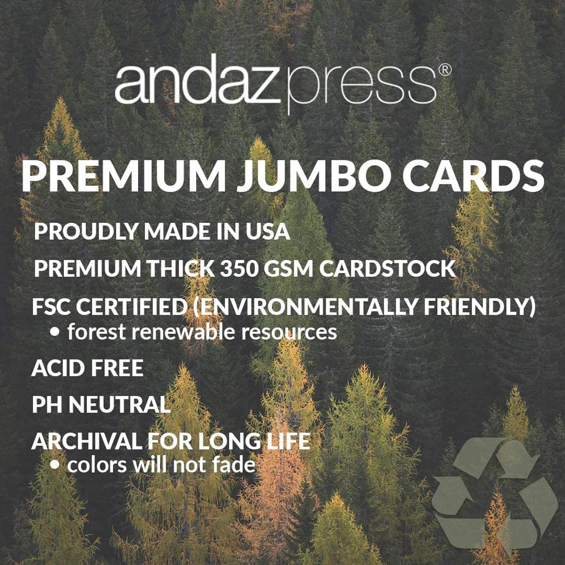Andaz Press Funny Jumbo Thank You Card With Envelope 8.5 x 11 inch, Big Greeting Card, Hug With A Fold In It, 1-Pack, Huge Large Group Greeting Card, Includes Envelope